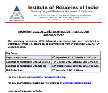 Magazine of the Institute of Actuaries of India