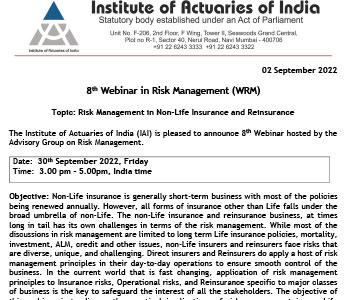 Magazine of the Institute of Actuaries of India