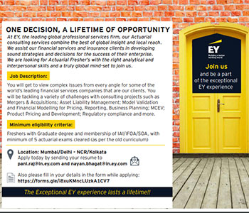 Magazine of the Institute of Actuaries of India