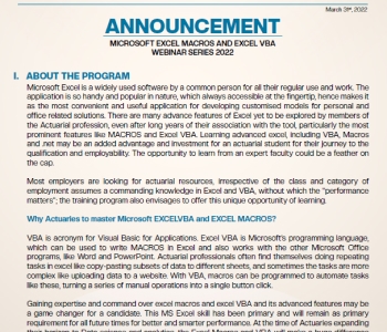 Magazine of the Institute of Actuaries of India