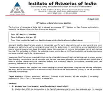Magazine of the Institute of Actuaries of India