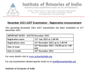 Magazine of the Institute of Actuaries of India