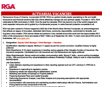 Magazine of the Institute of Actuaries of India