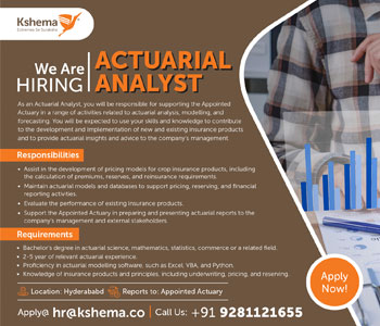 Magazine of the Institute of Actuaries of India