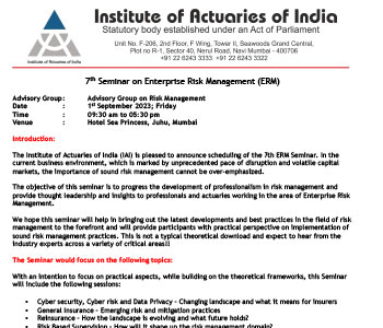 Magazine of the Institute of Actuaries of India