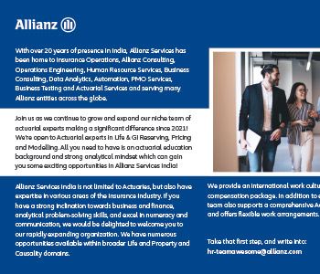 Magazine of the Institute of Actuaries of India